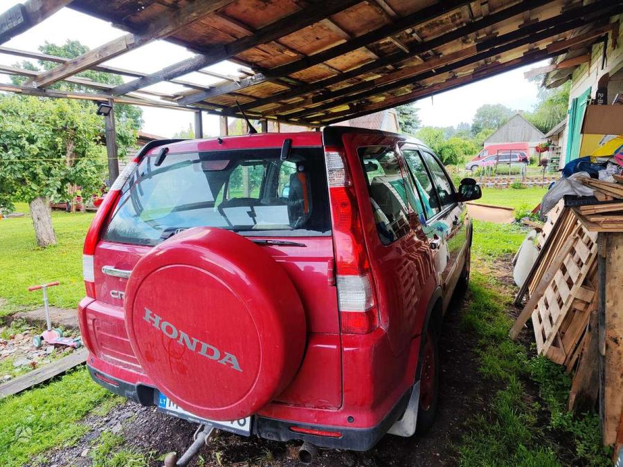 Sarkans Honda CR-V 2005 Kauņa, ar dzinēja tilpumu 2.00 L un nobraukumu 407 tūkst. km par 1500 €, foto 7 vietnē AUTOMOTO.COM.LV