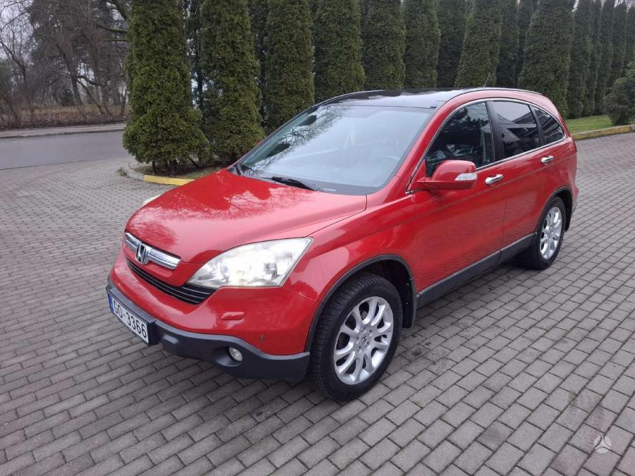 Sarkans Honda CR-V 2007 Viļņa, ar dzinēja tilpumu 2.00 L un nobraukumu 247 tūkst. km par 4800 €, foto 1 vietnē AUTOMOTO.COM.LV