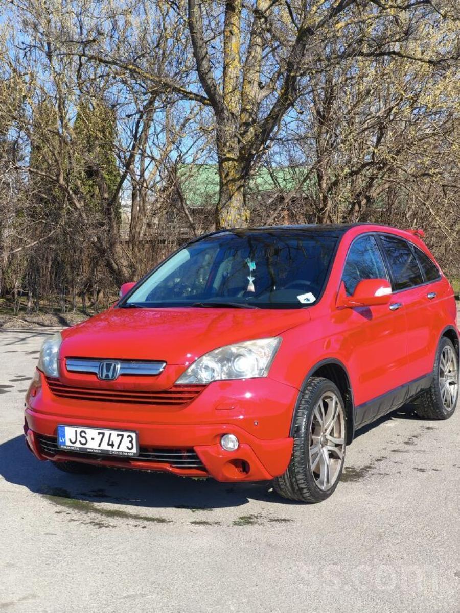 Красный Хонда СРВ 2007 в Рига, объемом двигателя 2.20 л и пробегом 330 тыс. км за 5200 €, фото 1 на AUTOMOTO.COM.LV