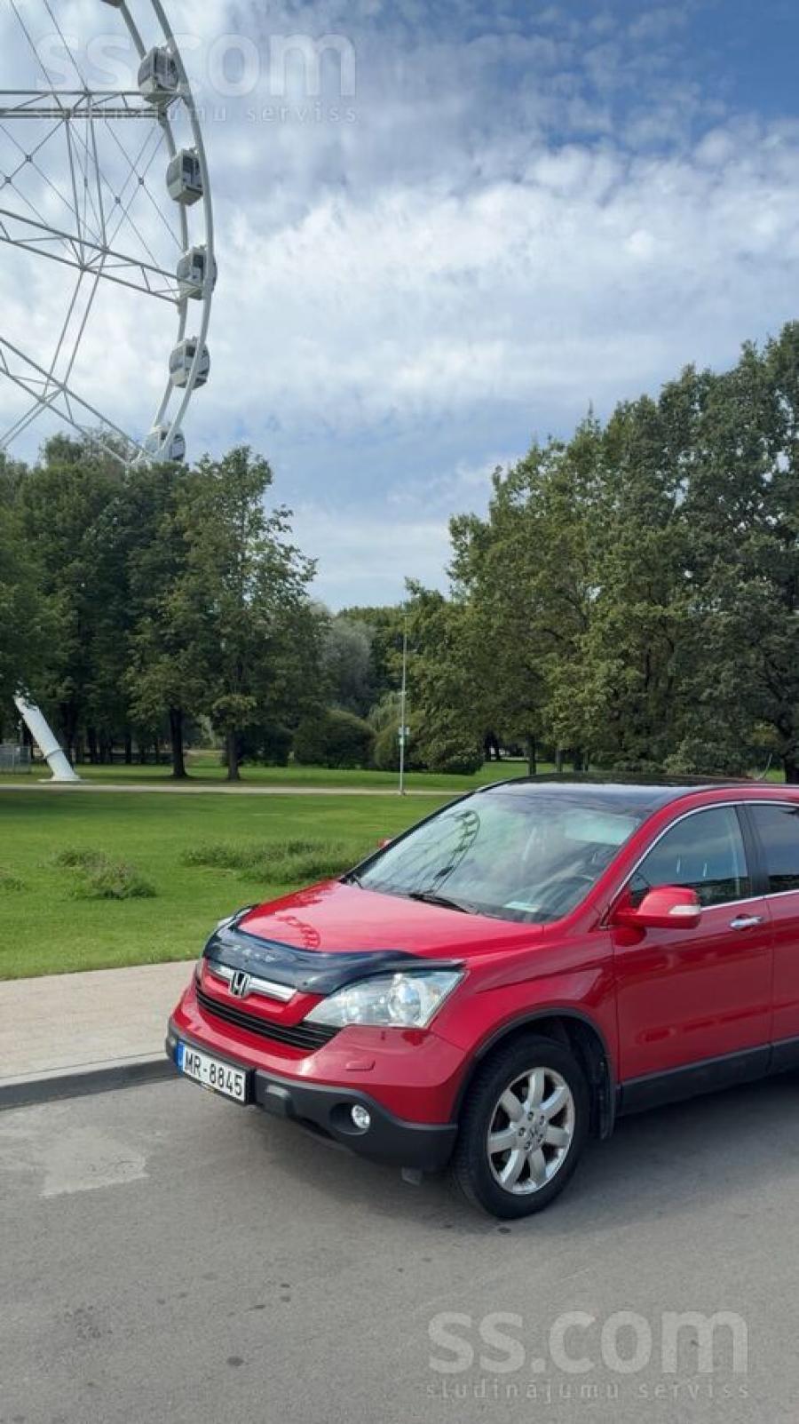 Sarkans Honda CR-V 2007 Rīga, ar dzinēja tilpumu 2.00 L un nobraukumu 377 tūkst. km par 3400 €, foto 5 vietnē AUTOMOTO.COM.LV