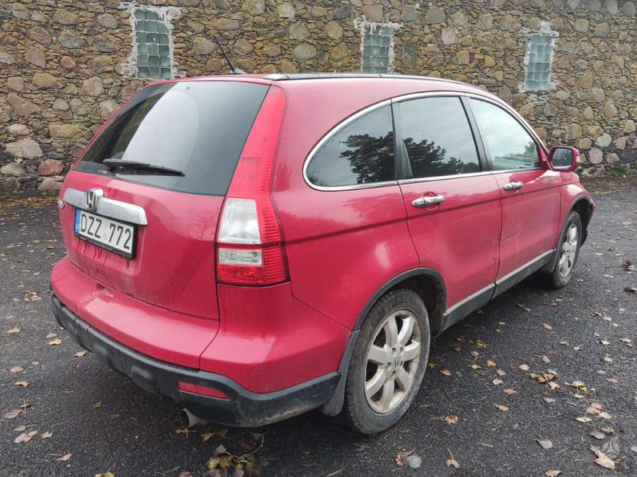 Sarkans Honda CR-V 2008 Panevēža, ar dzinēja tilpumu 2.00 L un nobraukumu 350 tūkst. km par 1750 €, foto 1 vietnē AUTOMOTO.COM.LV