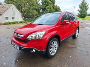 Red Honda CR-V 2008 in Kelme, with an engine capacity of 2.00 L and mileage of 244 thousand km for 4450 €, photo  on AUTOMOTO.COM.LV