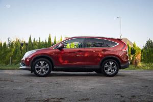 Red Honda CR-V 2012 in Elektrenai, with an engine capacity of 2.00 L and mileage of 143 thousand km for 12650 €, photo 5 on AUTOMOTO.COM.LV
