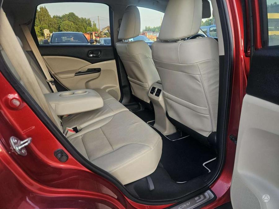 Sarkans Honda CR-V 2013 Radviliškis, ar dzinēja tilpumu 2.20 L un nobraukumu 298 tūkst. km par 9800 €, foto 14 vietnē AUTOMOTO.COM.LV