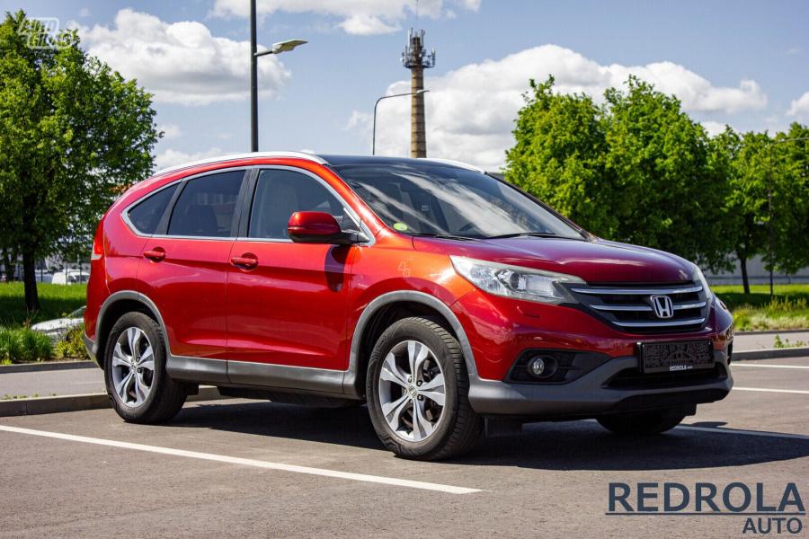Sarkans Honda CR-V 2013 Kauņa, ar dzinēja tilpumu 2.20 L un nobraukumu 245 tūkst. km par 10300 €, foto 4 vietnē AUTOMOTO.COM.LV
