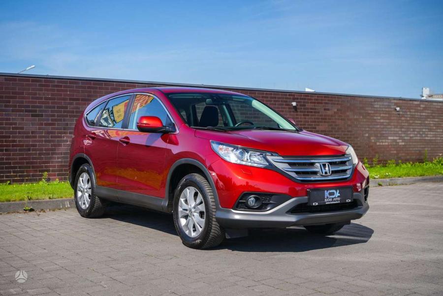 Sarkans Honda CR-V 2013 Marijampole, ar dzinēja tilpumu 2.00 L un nobraukumu 152 tūkst. km par 13450 €, foto 1 vietnē AUTOMOTO.COM.LV