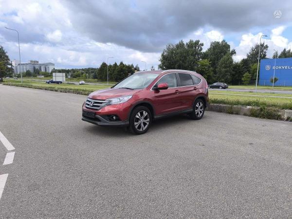 Sarkans Honda CR-V 2013 Panevēža, ar dzinēja tilpumu 2.20 L un nobraukumu 225 tūkst. km par 8900 €, foto 3 vietnē AUTOMOTO.COM.LV