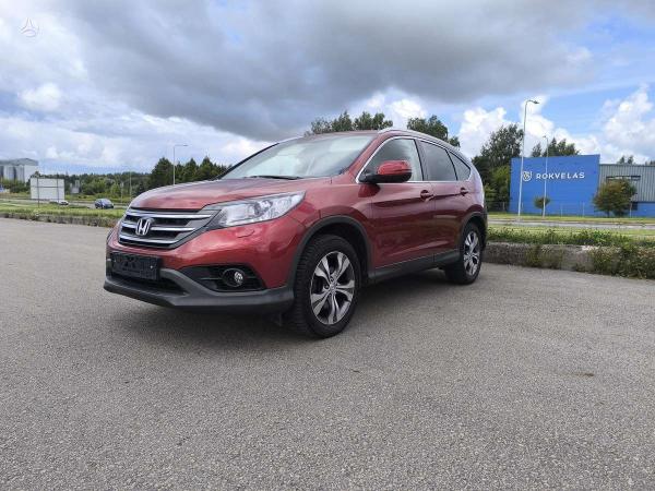 Sarkans Honda CR-V 2013 Panevēža, ar dzinēja tilpumu 2.20 L un nobraukumu 225 tūkst. km par 8900 €, foto 4 vietnē AUTOMOTO.COM.LV