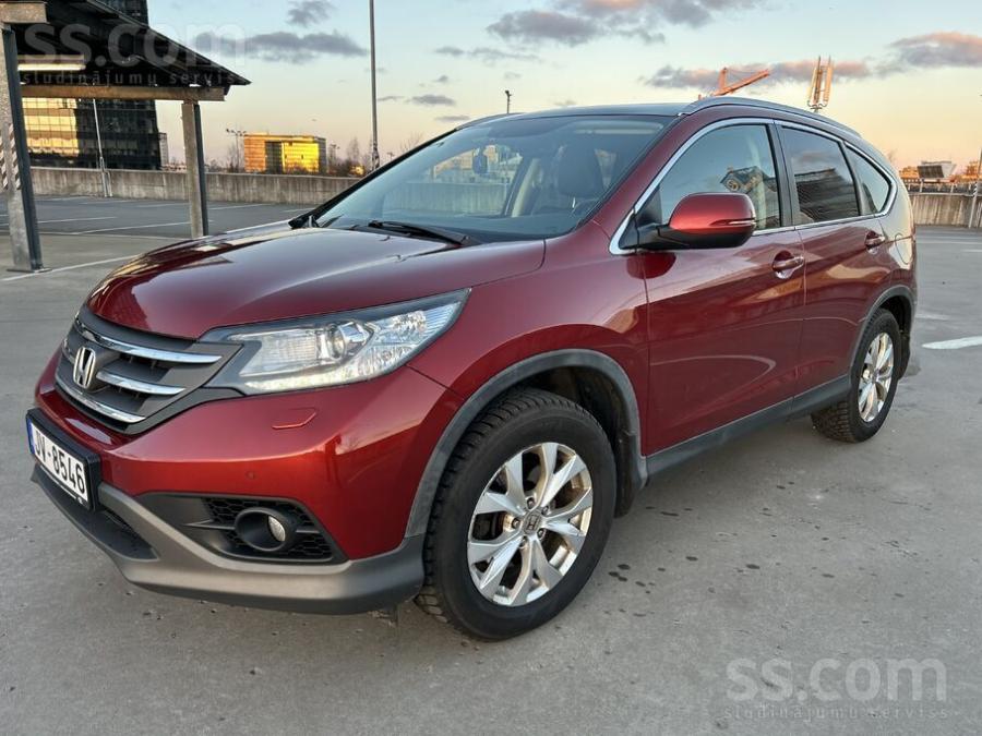 Sarkans Honda CR-V 2014 Rīga, ar dzinēja tilpumu 2.20 L un nobraukumu 258 tūkst. km par 8900 €, foto 4 vietnē AUTOMOTO.COM.LV