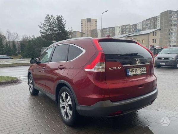 Sarkans Honda CR-V 2014 Viļņa, ar dzinēja tilpumu 2.00 L un nobraukumu 190 tūkst. km par 12000 €, foto 6 vietnē AUTOMOTO.COM.LV