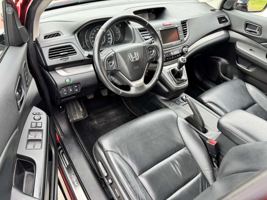 Sarkans Honda CR-V 2014 Prienai, ar dzinēja tilpumu 2.20 L un nobraukumu 260 tūkst. km par 11600 €, foto 13 vietnē AUTOMOTO.COM.LV