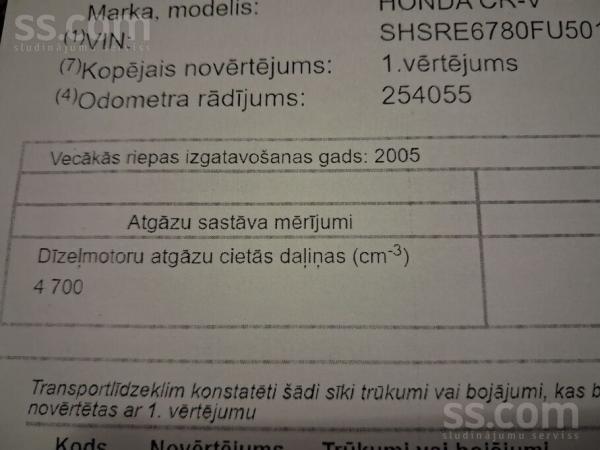 Sarkans Honda CR-V 2015 Daugavpils, ar dzinēja tilpumu 1.60 L un nobraukumu 254 tūkst. km par 750 €, foto 10 vietnē AUTOMOTO.COM.LV