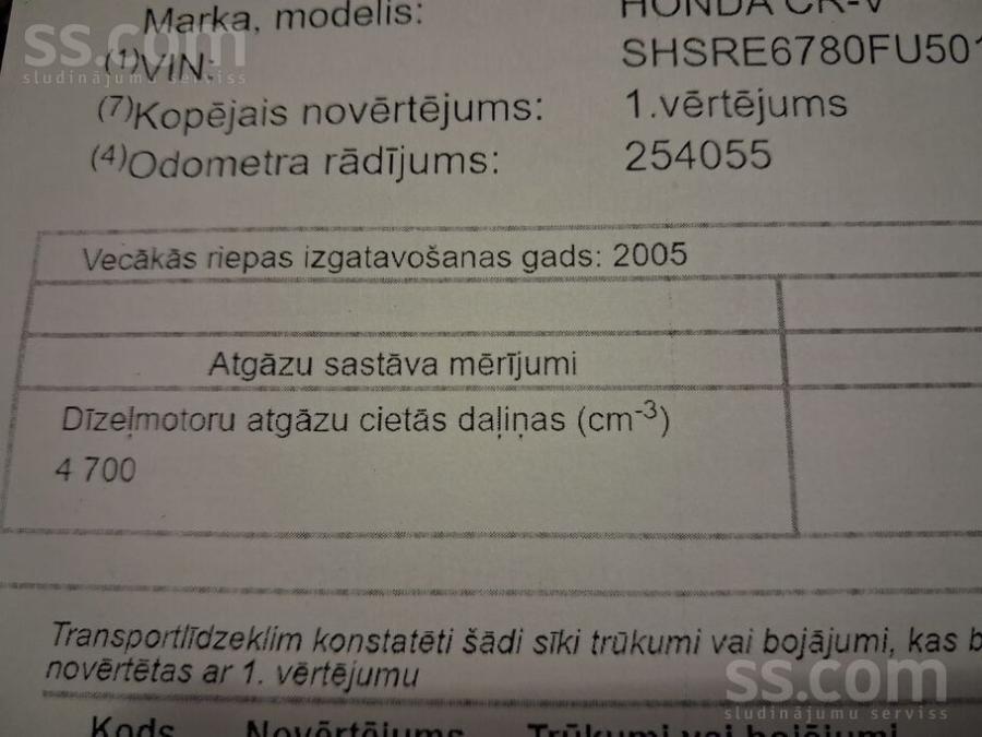 Sarkans Honda CR-V 2015 Daugavpils, ar dzinēja tilpumu 1.60 L un nobraukumu 254 tūkst. km par 750 €, foto 10 vietnē AUTOMOTO.COM.LV