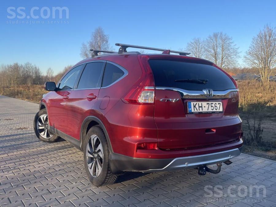Sarkans Honda CR-V 2015 Rīga, ar dzinēja tilpumu 2.00 L un nobraukumu 171 tūkst. km par 14850 €, foto 3 vietnē AUTOMOTO.COM.LV