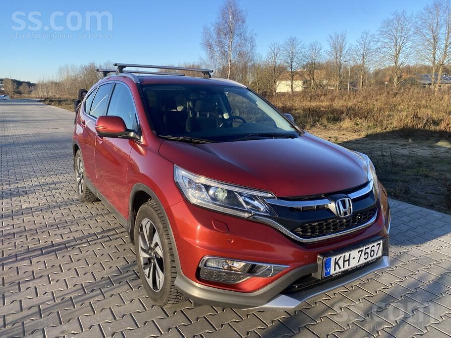 Sarkans Honda CR-V 2015 Rīga, ar dzinēja tilpumu 2.00 L un nobraukumu 171 tūkst. km par 14850 €, foto 5 vietnē AUTOMOTO.COM.LV