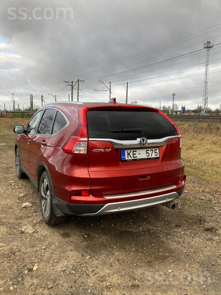 Sarkans Honda CR-V 2015 Rīga, ar dzinēja tilpumu 1.60 L un nobraukumu 153 tūkst. km par 11750 €, foto 8 vietnē AUTOMOTO.COM.LV