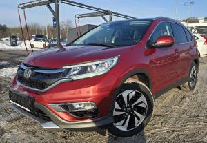 Red Honda CR-V 2015 in Kaunas, with an engine capacity of 1.60 L and mileage of 278 thousand km for 11999 €, photo  on AUTOMOTO.COM.LV