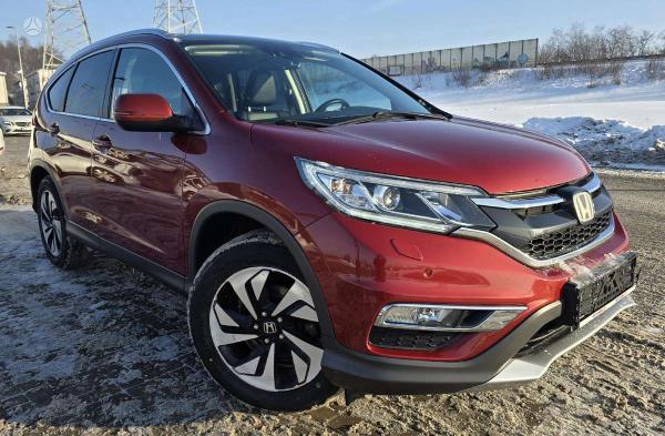 Sarkans Honda CR-V 2015 Kauņa, ar dzinēja tilpumu 1.60 L un nobraukumu 278 tūkst. km par 11999 €, foto 3 vietnē AUTOMOTO.COM.LV