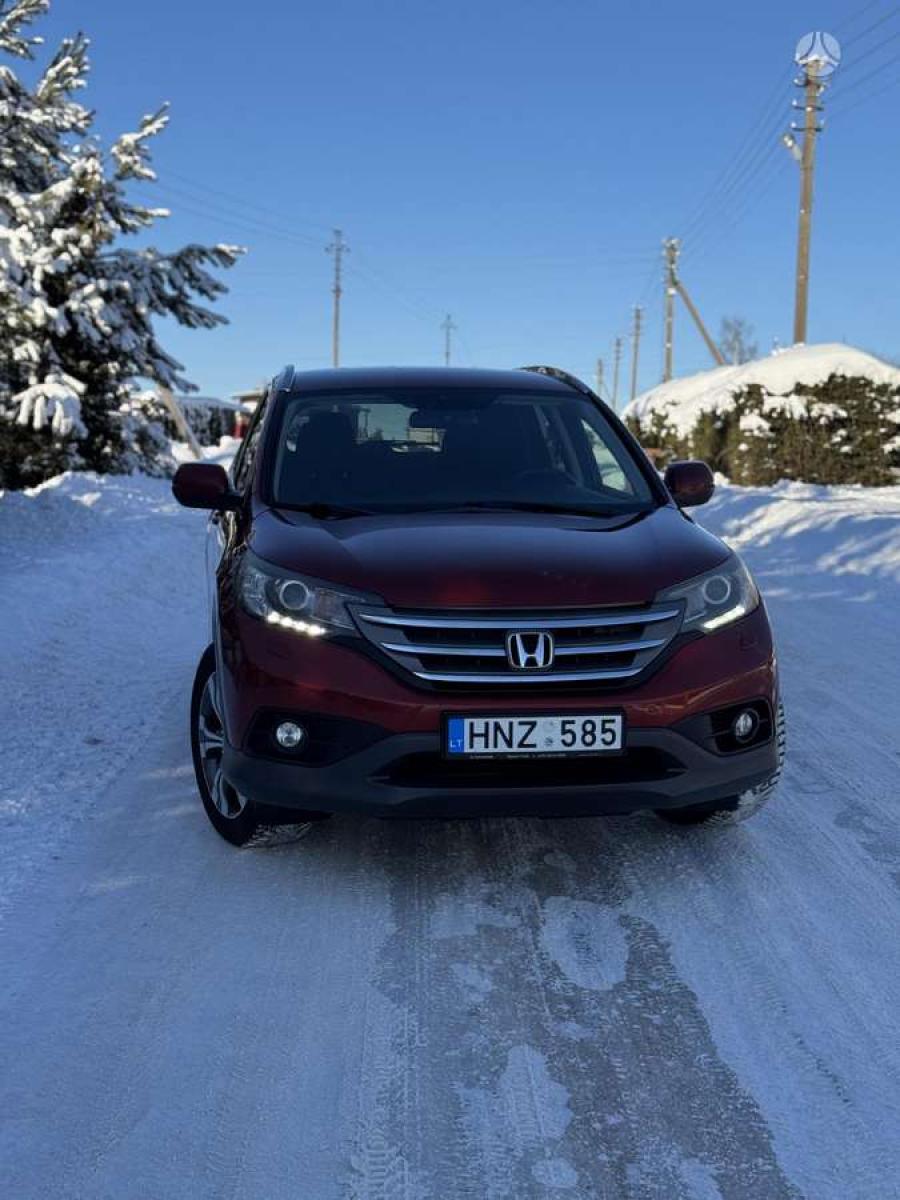 Sarkans Honda CR-V 2015 Šalčininkai, ar dzinēja tilpumu 2.20 L un nobraukumu 222 tūkst. km par 10950 €, foto 3 vietnē AUTOMOTO.COM.LV