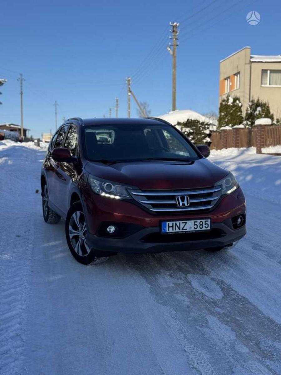 Sarkans Honda CR-V 2015 Šalčininkai, ar dzinēja tilpumu 2.20 L un nobraukumu 222 tūkst. km par 10950 €, foto 4 vietnē AUTOMOTO.COM.LV