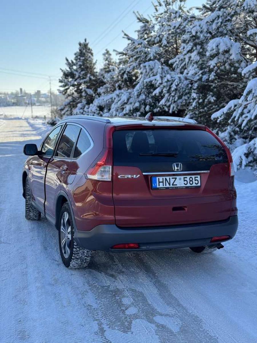 Sarkans Honda CR-V 2015 Šalčininkai, ar dzinēja tilpumu 2.20 L un nobraukumu 222 tūkst. km par 10950 €, foto 6 vietnē AUTOMOTO.COM.LV