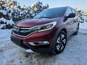 Sarkans Honda CR-V 2015 Utena, ar dzinēja tilpumu 1.60 L un nobraukumu 154 tūkst. km par 10850 €, foto  vietnē AUTOMOTO.COM.LV