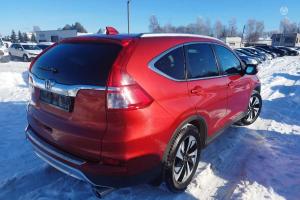 Red Honda CR-V 2015 in Utena, with an engine capacity of 1.60 L and mileage of 154 thousand km for 9950 €, photo 4 on AUTOMOTO.COM.LV