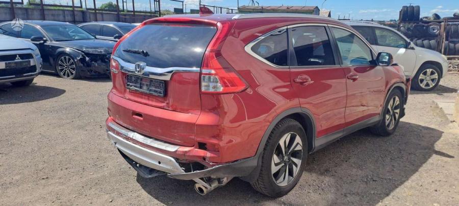 Sarkans Honda CR-V 2015 Šauļi, ar dzinēja tilpumu 1.60 L un nobraukumu 155 tūkst. km par 5990 €, foto 4 vietnē AUTOMOTO.COM.LV