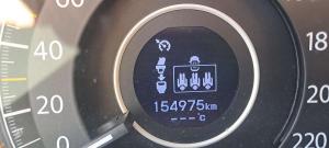 Sarkans Honda CR-V 2015 Šauļi, ar dzinēja tilpumu 1.60 L un nobraukumu 155 tūkst. km par 5990 €, foto 11 vietnē AUTOMOTO.COM.LV