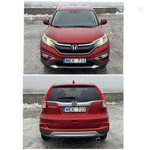 Sarkans Honda CR-V 2016 Viļņa, ar dzinēja tilpumu 1.60 L un nobraukumu 156 tūkst. km par 13500 €, foto 14 vietnē AUTOMOTO.COM.LV
