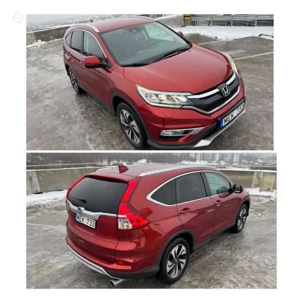 Red Honda CR-V 2016 in Vilnius, with an engine capacity of 1.60 L and mileage of 156 thousand km for 13500 €, photo 8 on AUTOMOTO.COM.LV