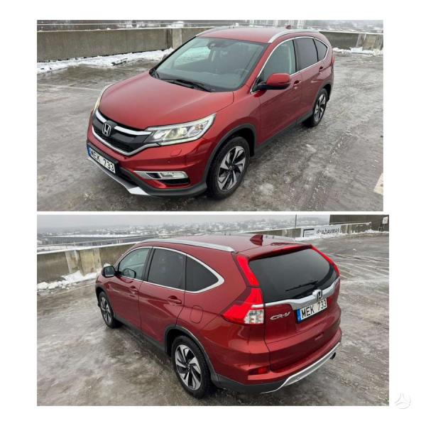 Red Honda CR-V 2016 in Vilnius, with an engine capacity of 1.60 L and mileage of 156 thousand km for 13500 €, photo 10 on AUTOMOTO.COM.LV