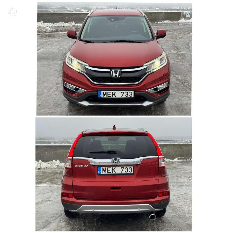 Sarkans Honda CR-V 2016 Viļņa, ar dzinēja tilpumu 1.60 L un nobraukumu 156 tūkst. km par 13500 €, foto 11 vietnē AUTOMOTO.COM.LV