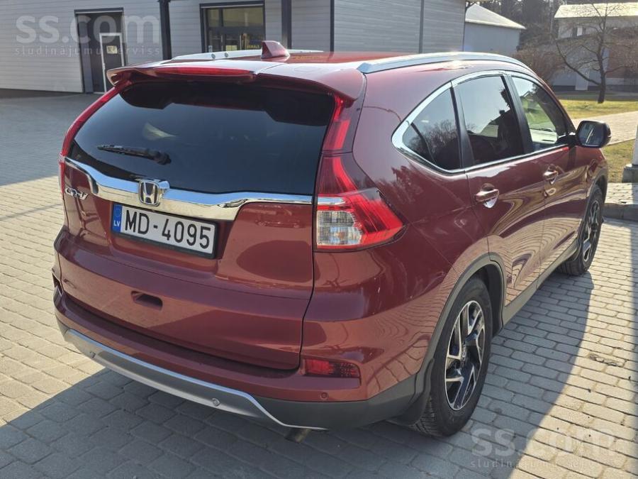 Sarkans Honda CR-V 2016 Ogre, ar dzinēja tilpumu 2.00 L un nobraukumu 239 tūkst. km par 14500 €, foto 3 vietnē AUTOMOTO.COM.LV