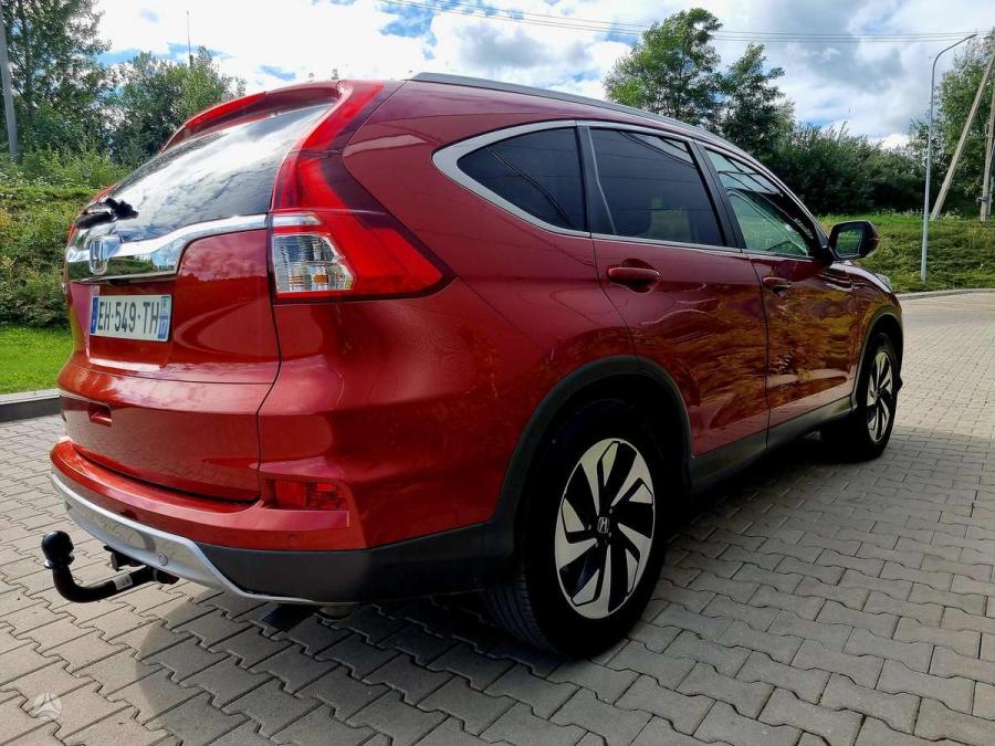 Sarkans Honda CR-V 2016 Viļņa, ar dzinēja tilpumu 1.60 L un nobraukumu 230 tūkst. km par 13800 €, foto 7 vietnē AUTOMOTO.COM.LV