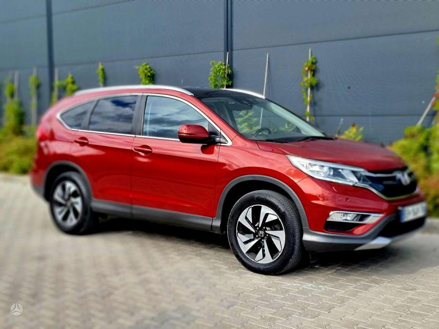 Sarkans Honda CR-V 2016 Viļņa, ar dzinēja tilpumu 1.60 L un nobraukumu 230 tūkst. km par 13800 €, foto 11 vietnē AUTOMOTO.COM.LV