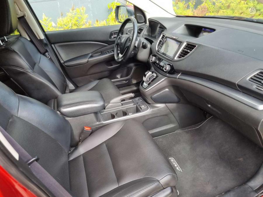Sarkans Honda CR-V 2016 Viļņa, ar dzinēja tilpumu 1.60 L un nobraukumu 230 tūkst. km par 13800 €, foto 23 vietnē AUTOMOTO.COM.LV