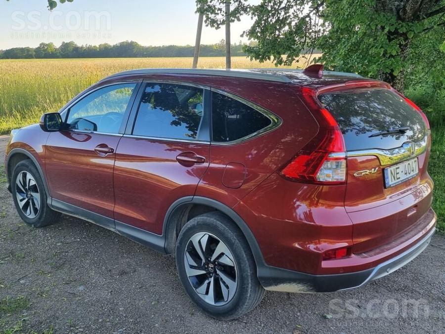 Sarkans Honda CR-V 2016 Limbaži, ar dzinēja tilpumu 1.60 L un nobraukumu 225 tūkst. km par 11500 €, foto 5 vietnē AUTOMOTO.COM.LV
