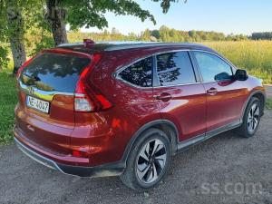 Sarkans Honda CR-V 2016 Limbaži, ar dzinēja tilpumu 1.60 L un nobraukumu 225 tūkst. km par 11500 €, foto 6 vietnē AUTOMOTO.COM.LV