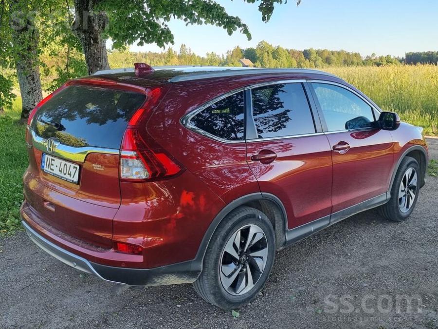 Sarkans Honda CR-V 2016 Limbaži, ar dzinēja tilpumu 1.60 L un nobraukumu 225 tūkst. km par 11500 €, foto 6 vietnē AUTOMOTO.COM.LV