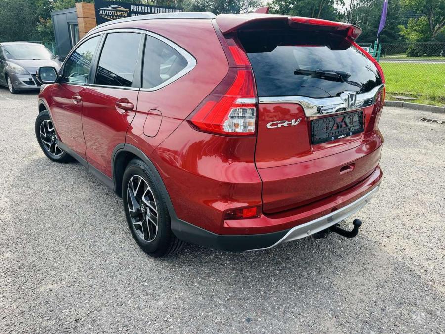 Sarkans Honda CR-V 2016 Alīta, ar dzinēja tilpumu 1.60 L un nobraukumu 170 tūkst. km par 12700 €, foto 4 vietnē AUTOMOTO.COM.LV