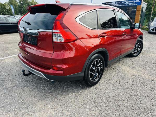 Sarkans Honda CR-V 2016 Alīta, ar dzinēja tilpumu 1.60 L un nobraukumu 170 tūkst. km par 12700 €, foto 5 vietnē AUTOMOTO.COM.LV