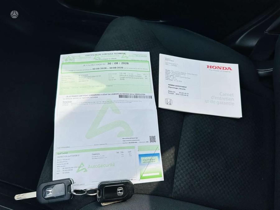 Sarkans Honda CR-V 2016 Alīta, ar dzinēja tilpumu 1.60 L un nobraukumu 170 tūkst. km par 12700 €, foto 15 vietnē AUTOMOTO.COM.LV