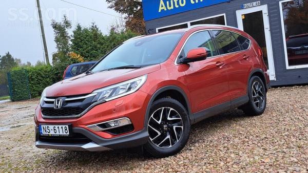 Sarkans Honda CR-V 2017 Jelgava, ar dzinēja tilpumu 1.60 L un nobraukumu 182 tūkst. km par 12490 €, foto 1 vietnē AUTOMOTO.COM.LV