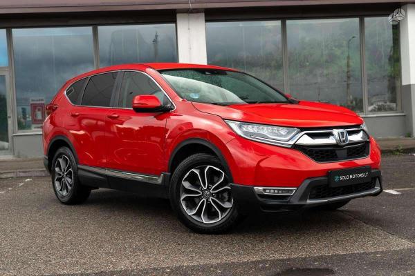 Red Honda CR-V 2021 in Vilnius, with an engine capacity of 1.99 L and mileage of 54 thousand km for 22750 €, photo 7 on AUTOMOTO.COM.LV