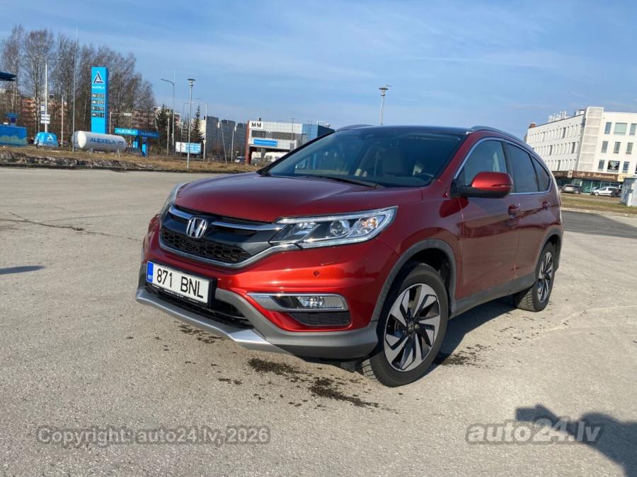 Sarkans Honda CR-V 2015 Tallina, ar dzinēja tilpumu 2.00 L un nobraukumu 131 tūkst. km par 15000 €, foto 2 vietnē AUTOMOTO.COM.LV