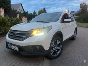 Balts Honda CR-V 2012 Viļņa, ar dzinēja tilpumu 2.35 L un nobraukumu 266 tūkst. km par 8250 €, foto  vietnē AUTOMOTO.COM.LV