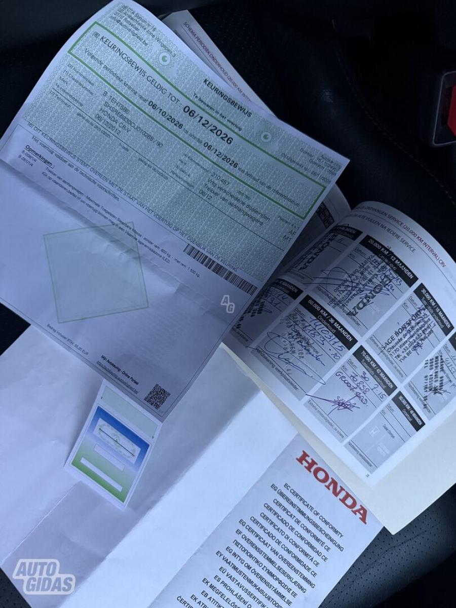 White Honda CR-V 2012 in Alytus, with an engine capacity of 2.20 L and mileage of 220 thousand km for 8499 €, photo 20 on AUTOMOTO.COM.LV