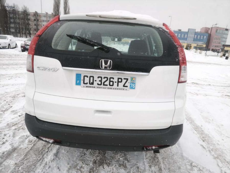 Balts Honda CR-V 2013 Klaipėda, ar dzinēja tilpumu 2.20 L un nobraukumu 265 tūkst. km par 9350 €, foto 10 vietnē AUTOMOTO.COM.LV