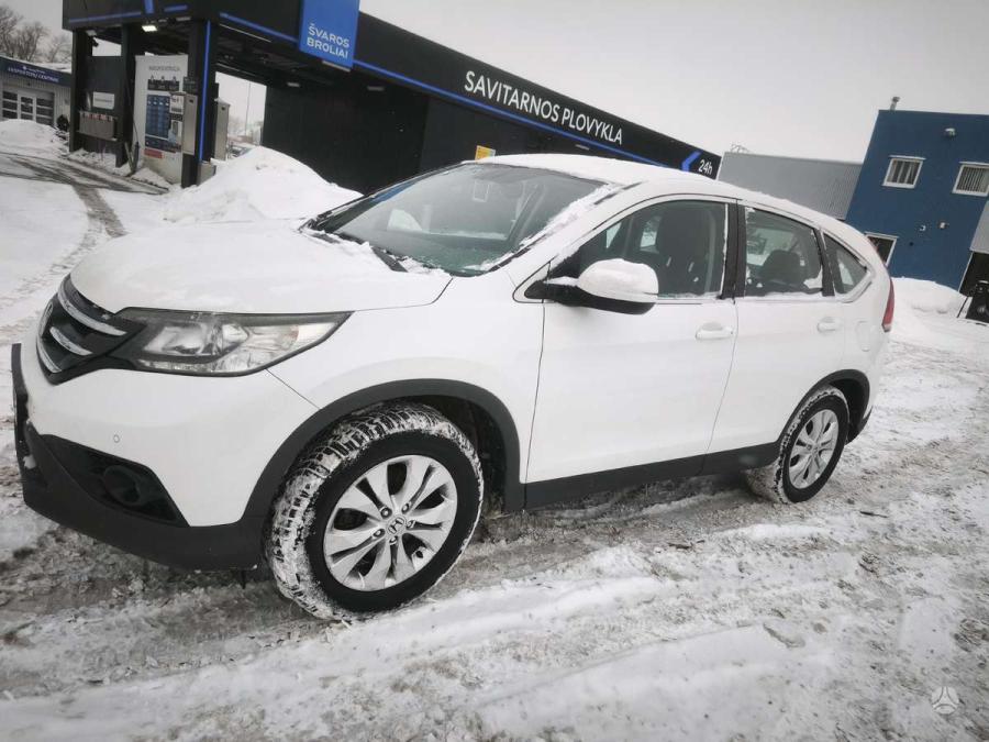 Balts Honda CR-V 2013 Klaipėda, ar dzinēja tilpumu 2.20 L un nobraukumu 265 tūkst. km par 9350 €, foto 15 vietnē AUTOMOTO.COM.LV